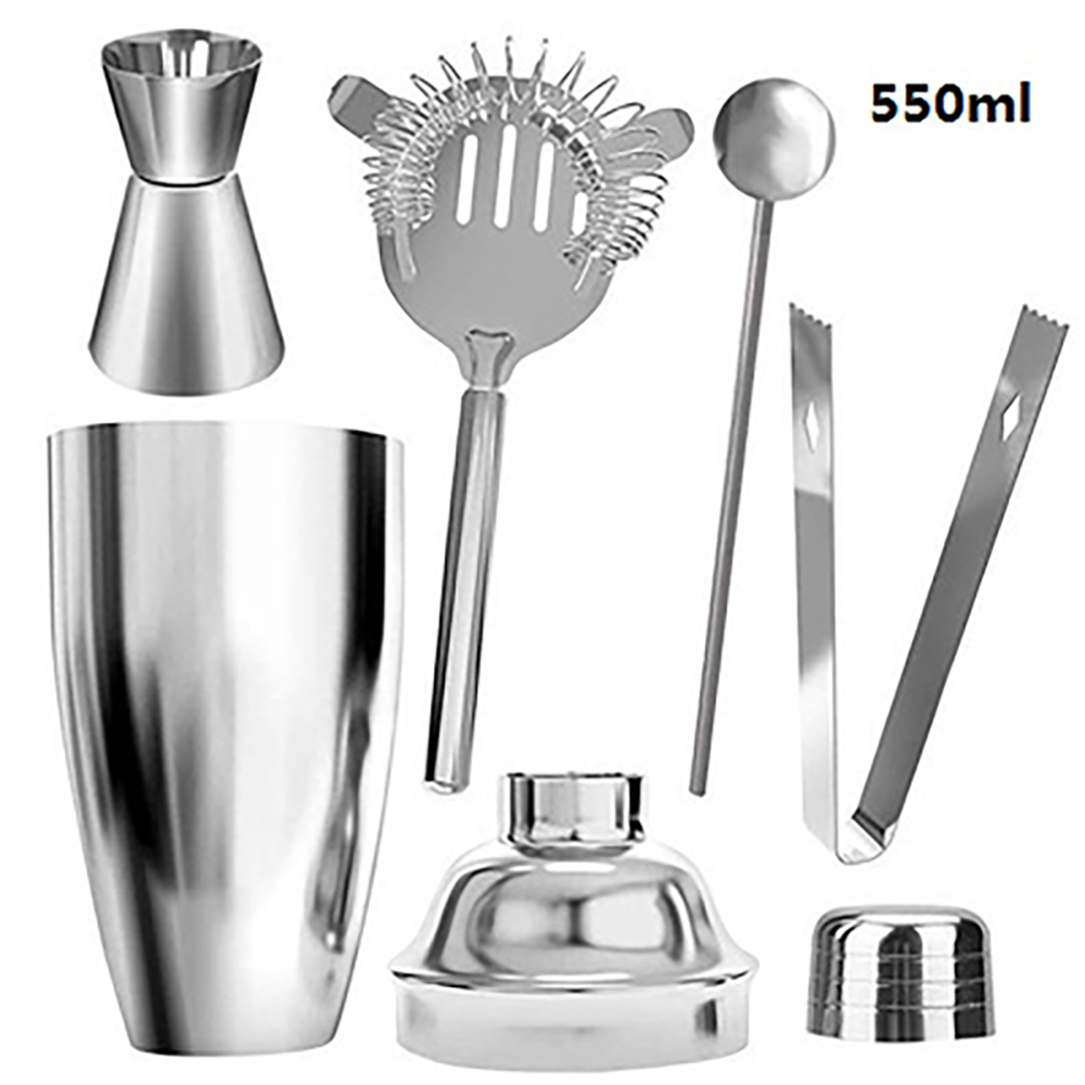550ml/750ml Edelstahl Cocktail Shaker Wein Martini... – Vicedeal