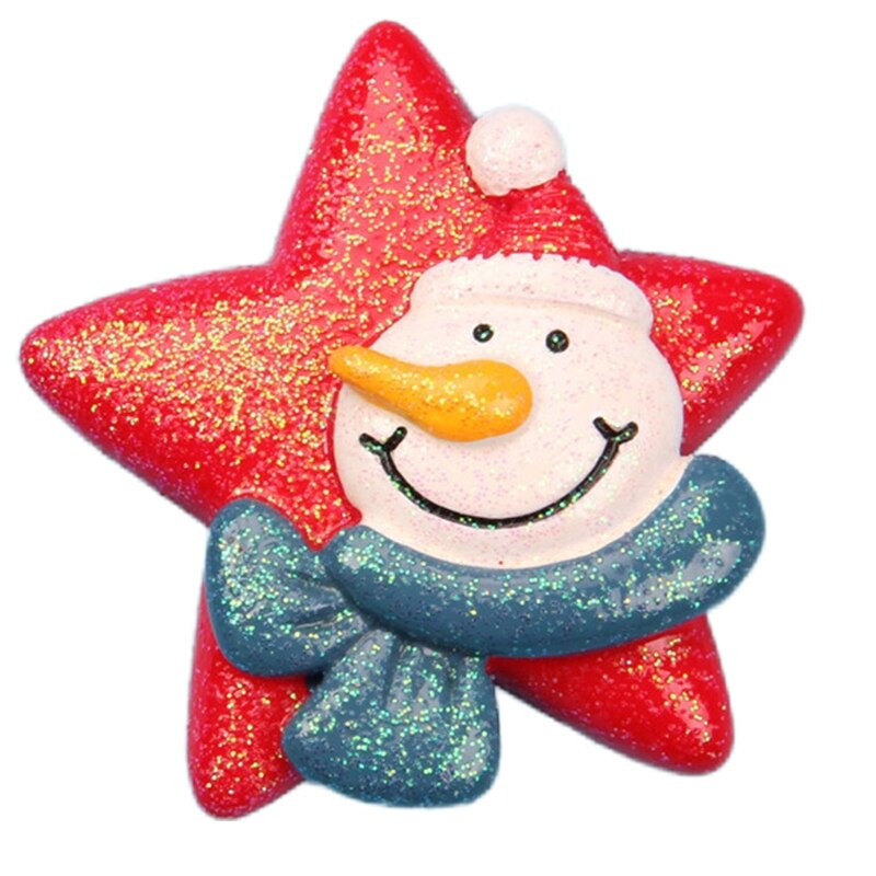 1Pc Christmas Resin Flat Back Buttons Ornament Emb... – Grandado