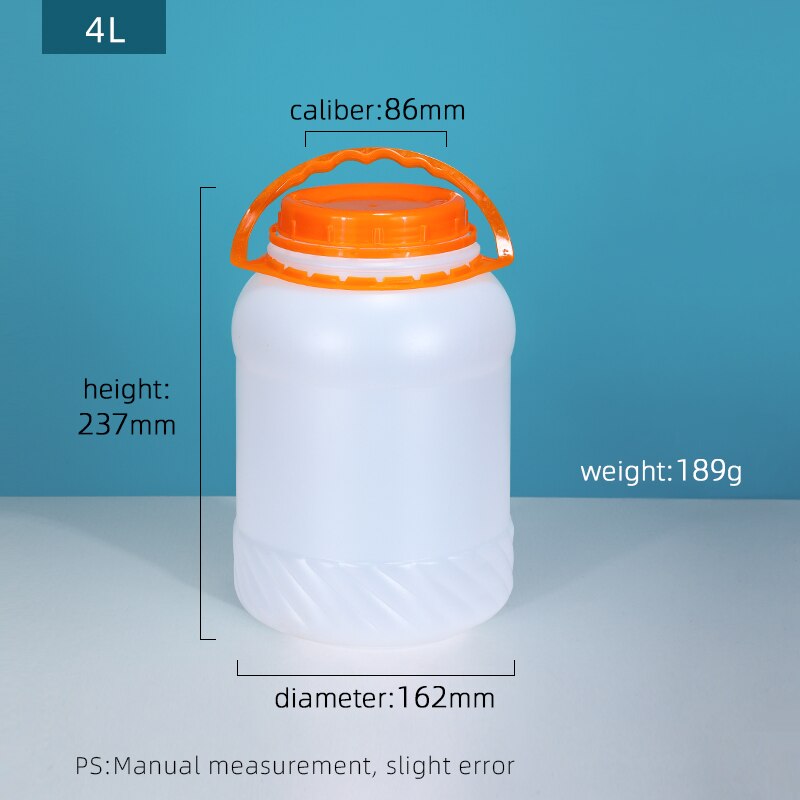 4L plastic bucket with Lid Multipurpose home stora... – Grandado