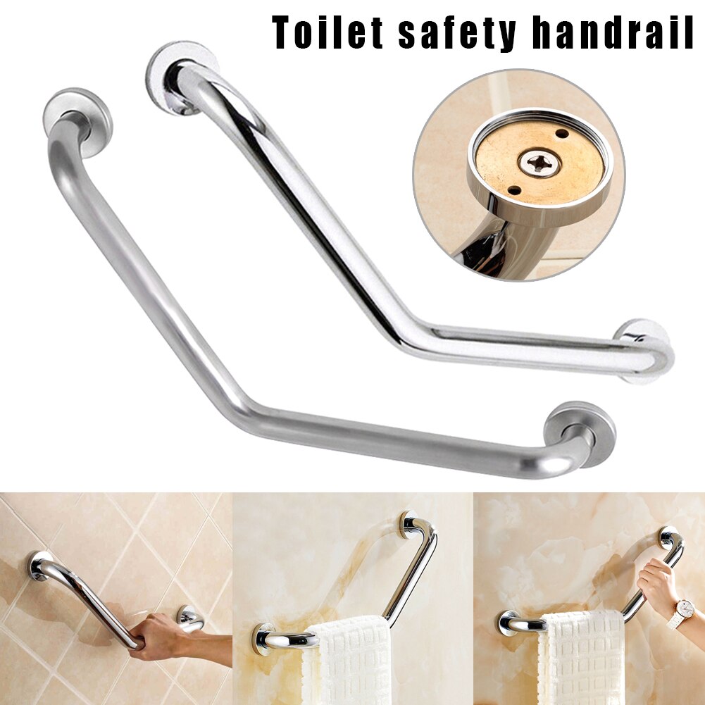 Stainless Steel Toilet Bathroom Safety Grab Bar Ba... – Grandado
