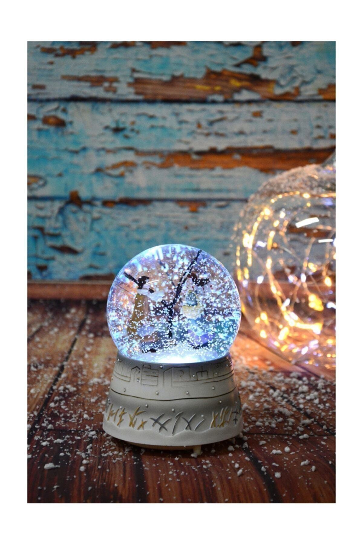 Illuminated Oversized Snow Globe Souvenir Snow Blo... – Grandado