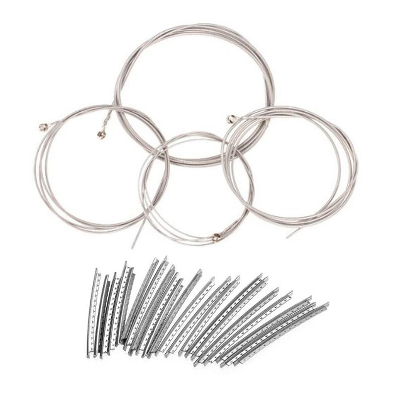 4-String Bass Strings 21St Grade 2.7mm White Coppe... – Grandado