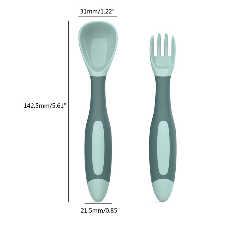 Baby Utensils Set Auxiliary Food Toddler Learn To ... – Grandado