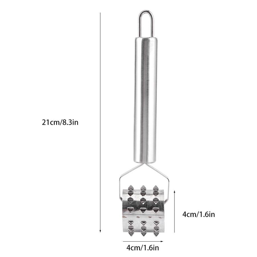 Manual Stainless Steel Meat Tenderizer Roller Beef... – Vicedeal