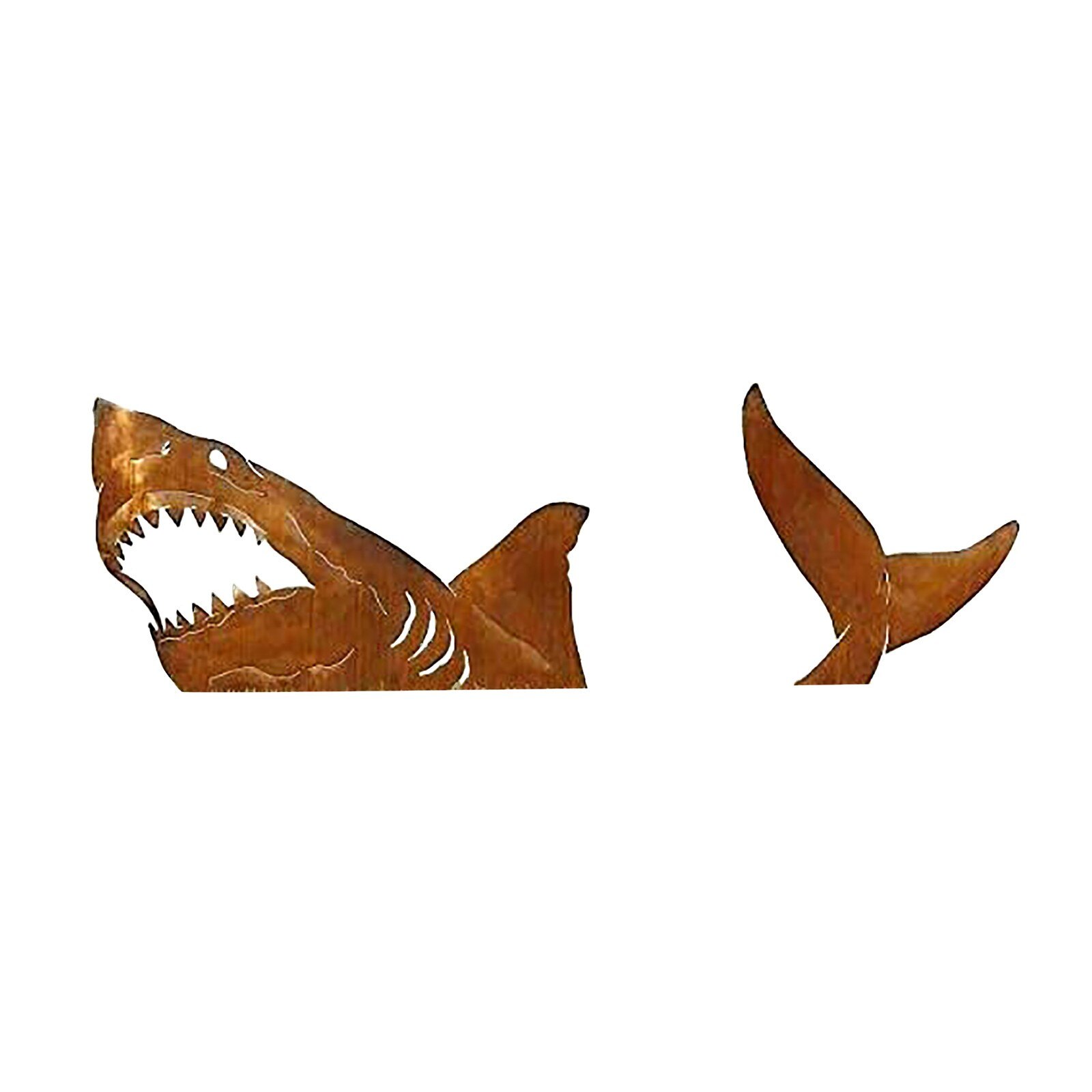 Shark Garden Art Figurines Yard Courtyard Outdoor ... – Vicedeal