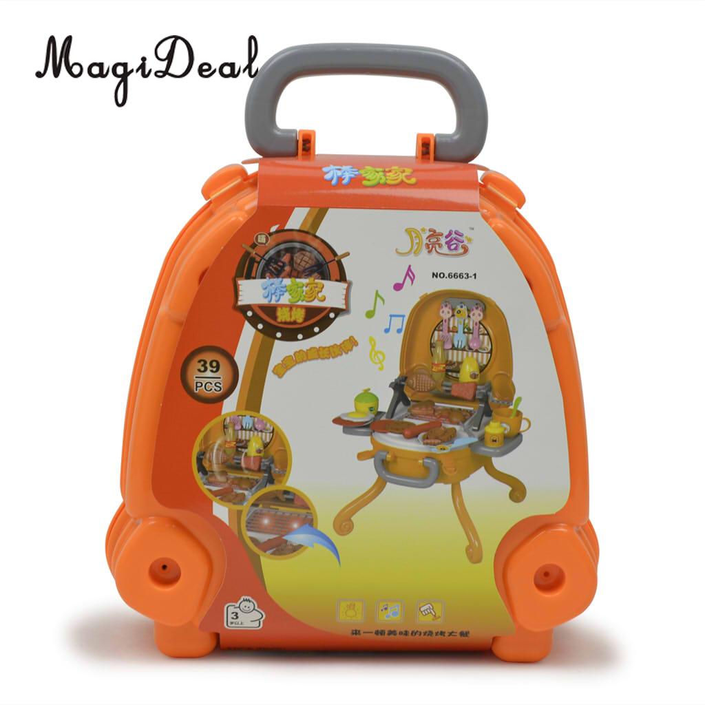 40 Pieces of Plastic BBQ Grill Game Pretend Play T... – Grandado