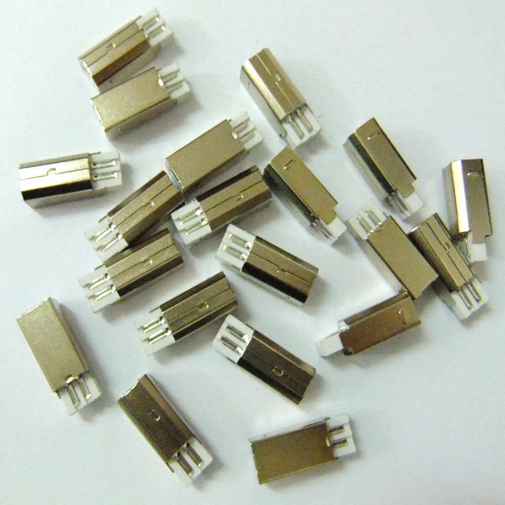 20pcs USB Type B Male Connector Port Solder Plug R... – Grandado