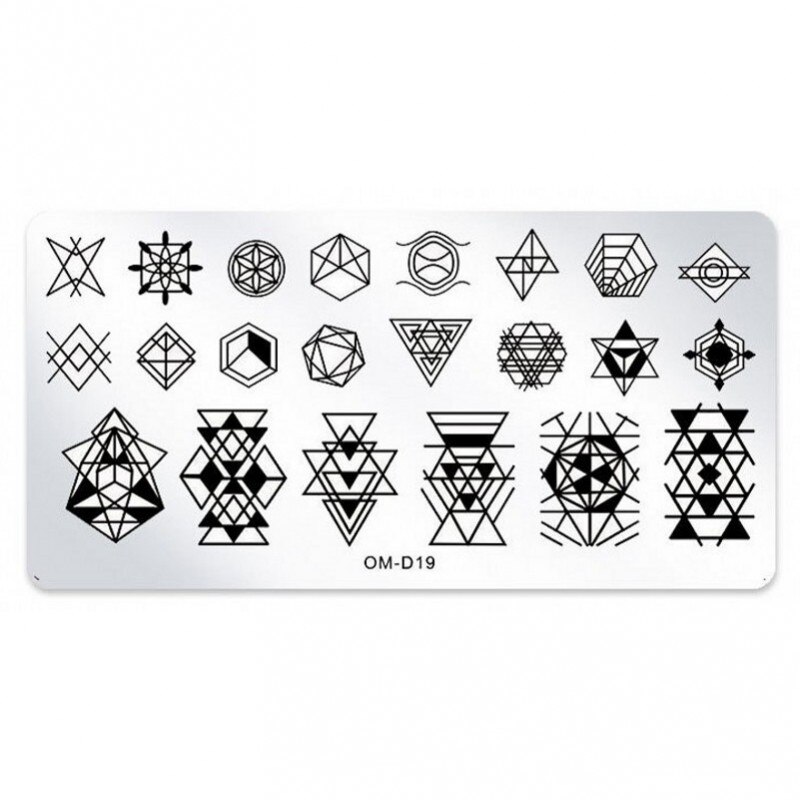 1 Pcs 24 Slots Nail Art Stempel Plaat Stempelen Pl... – Grandado