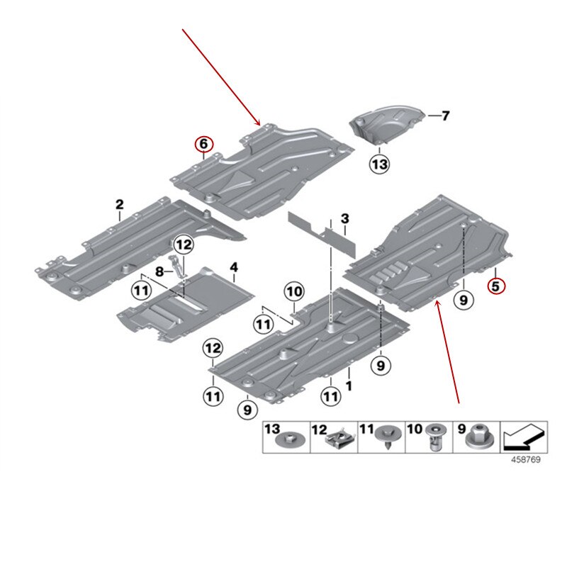 Car Underbody protection panel X3 F25 X4 F26b mw20... – Grandado