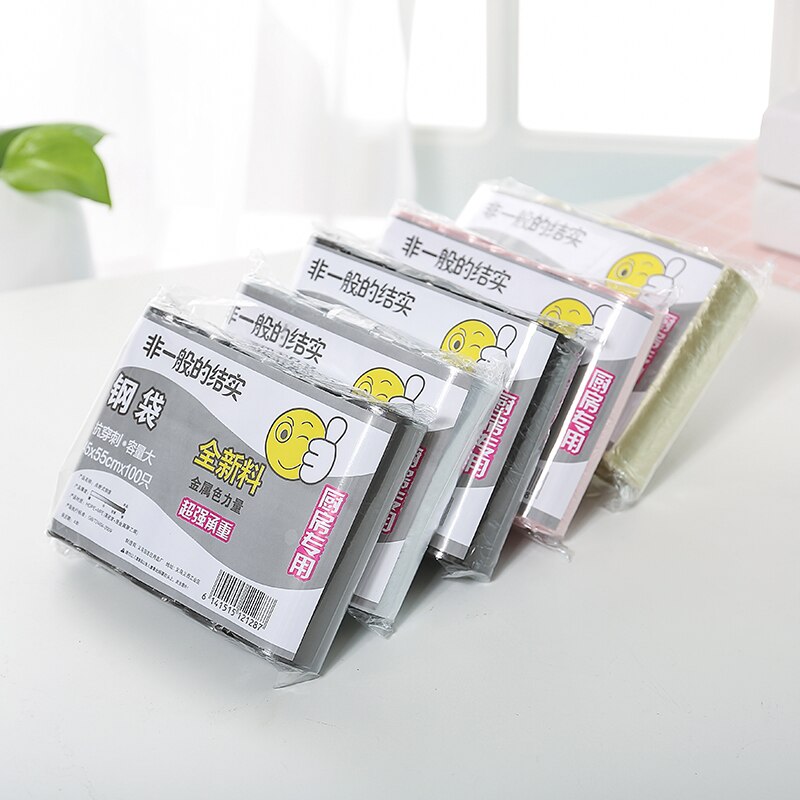 100pcs/pack Household Disposable Plastic Bags Silv... – Grandado