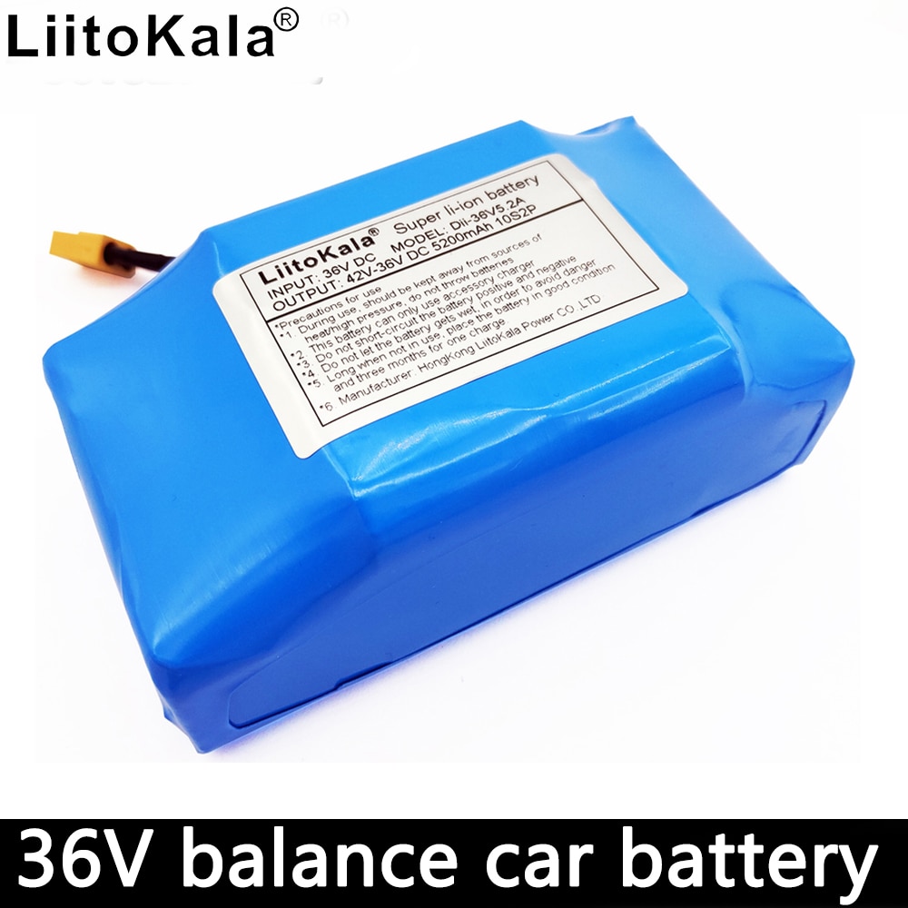 Liitokala 36v 5,2 Ah Lithium-batterie 10s2p 36v ba... – Grandado