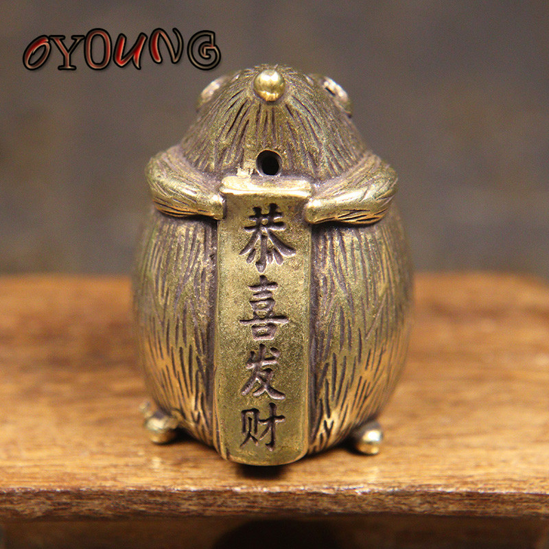 Vintage Bronze Lucky Mouse Statue Bring Wealth Hom... – Grandado