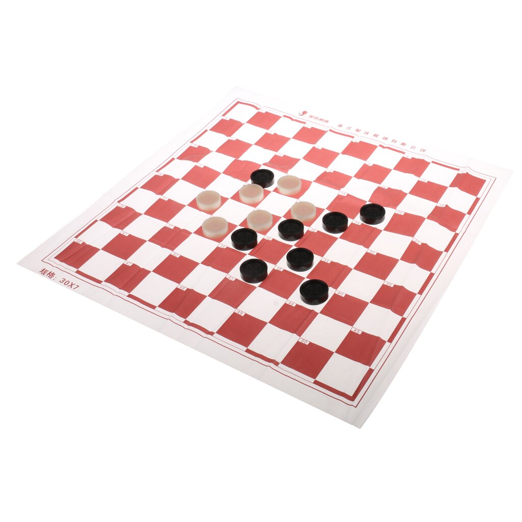 International Draughts Game Kids Toy Plastic Check... – Vicedeal