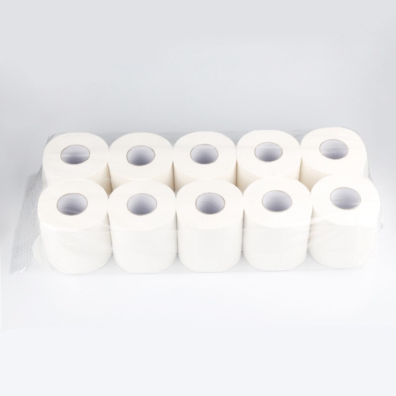10 Rolls Toilet Paper 3-Ply Embossed Roll Tissue 1... – Grandado