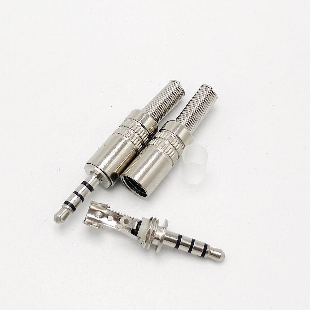 10pcs/lot 4 pin 3.5mm Male Plug Aluminum Shell Ste... – Grandado