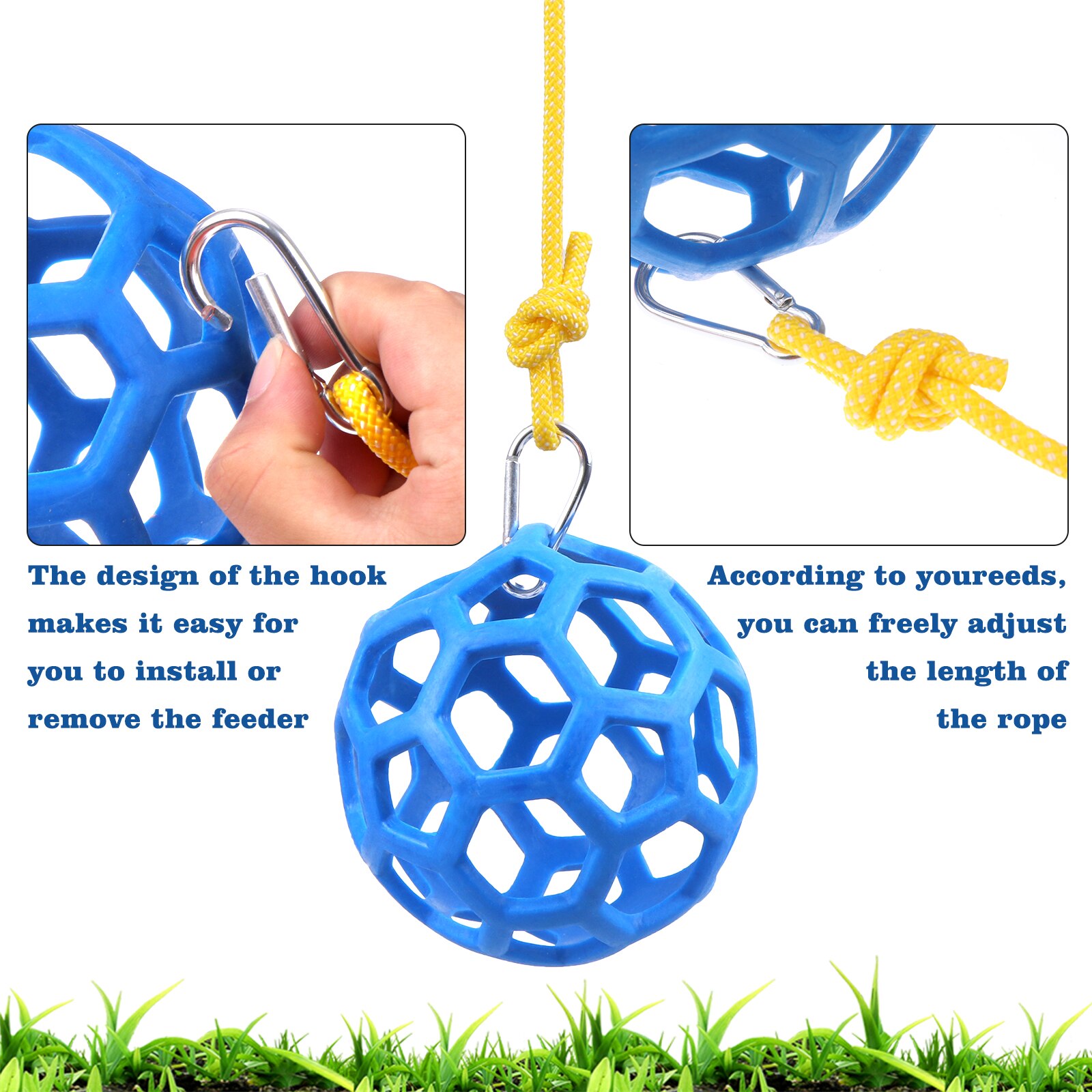 Paard Hooi Zak Opknoping Bal Pouch Feeder Voeden D... – Vicedeal