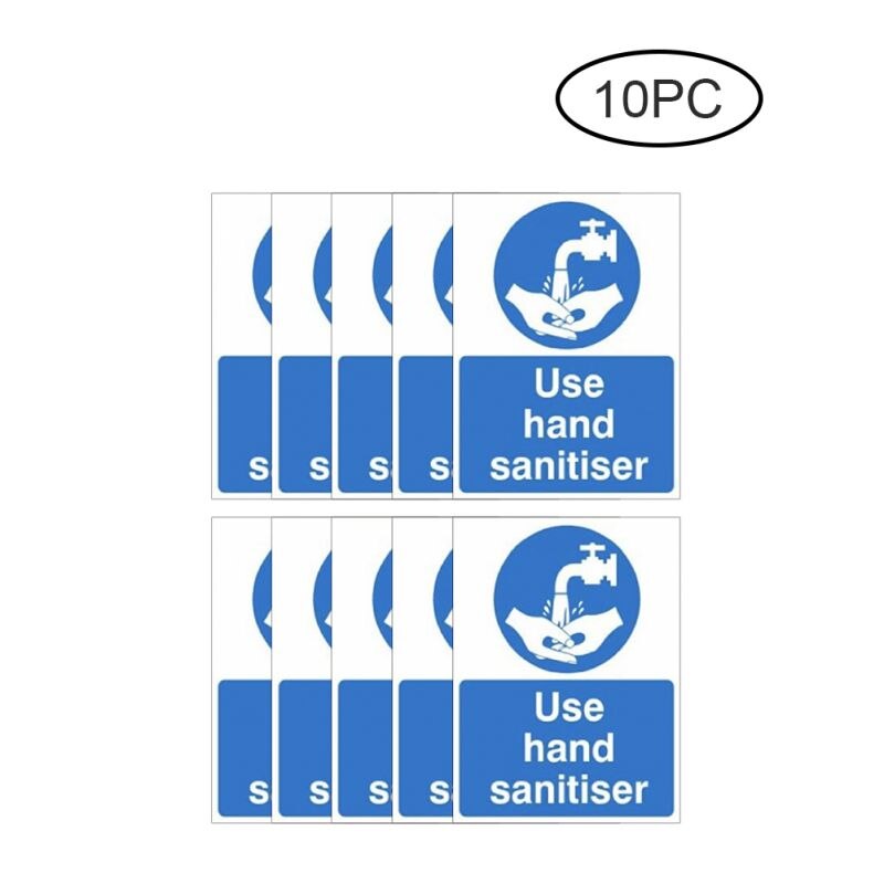 "Use hand sanitiser" Bathroom Reminder Sign Wall S... – Grandado