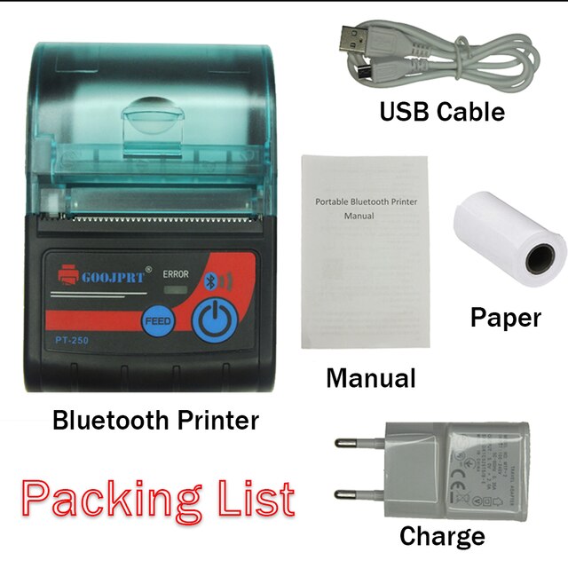 Portable Mini 58mm Bluetooth Wireless Thermal Rece... – Vicedeal