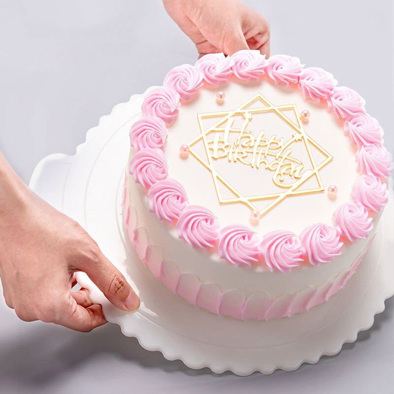 Cake Boards Reusable Plastic Cake Base Cupcake Des... – Grandado