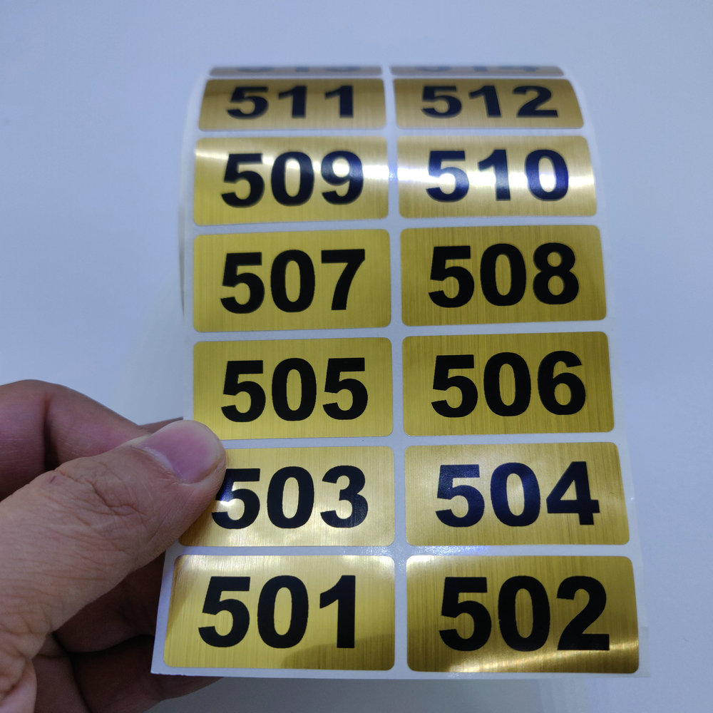 1000 Consecutive Sequential Numbering Labels Adhes... – Vicedeal