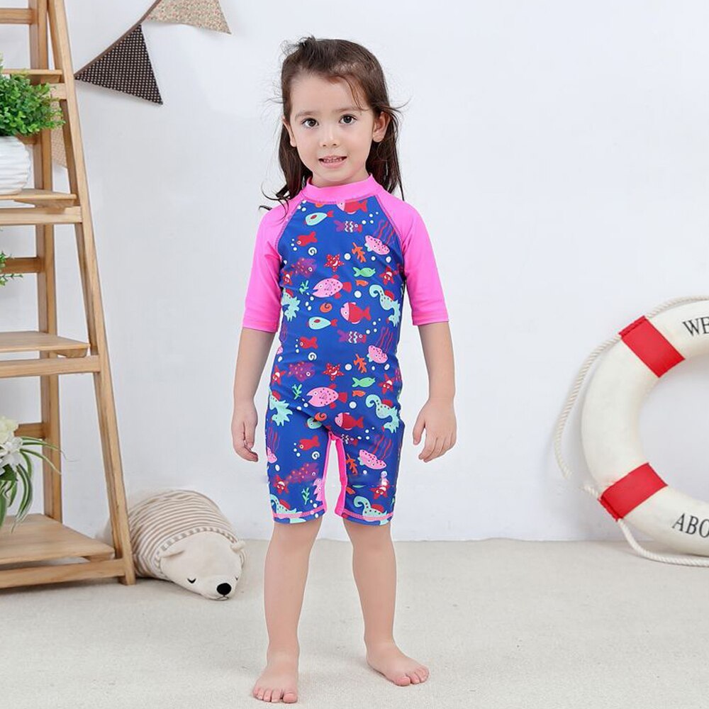 Zomer Kinderen Badpak Meisje Een Stuk Badpak Rits ... – Vicedeal