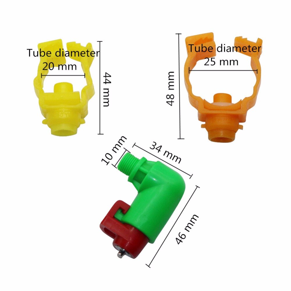 50 Pcs Poultry farming Tube diameter 25mm 20mm Qua... – Vicedeal