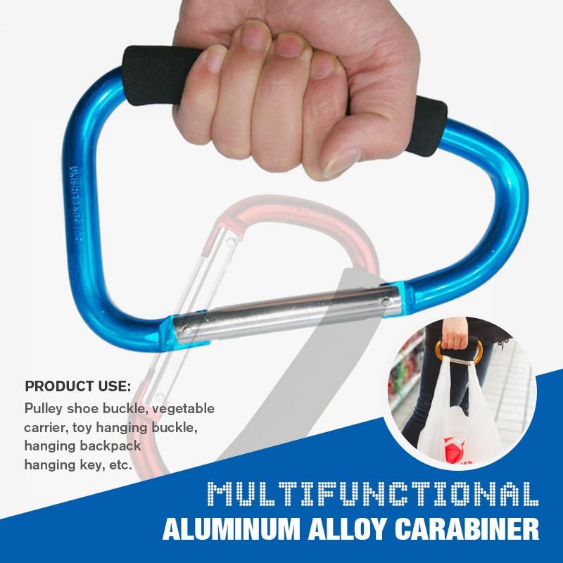 D type large Carabiner Keychain Outdoor Camping Cl... – Grandado