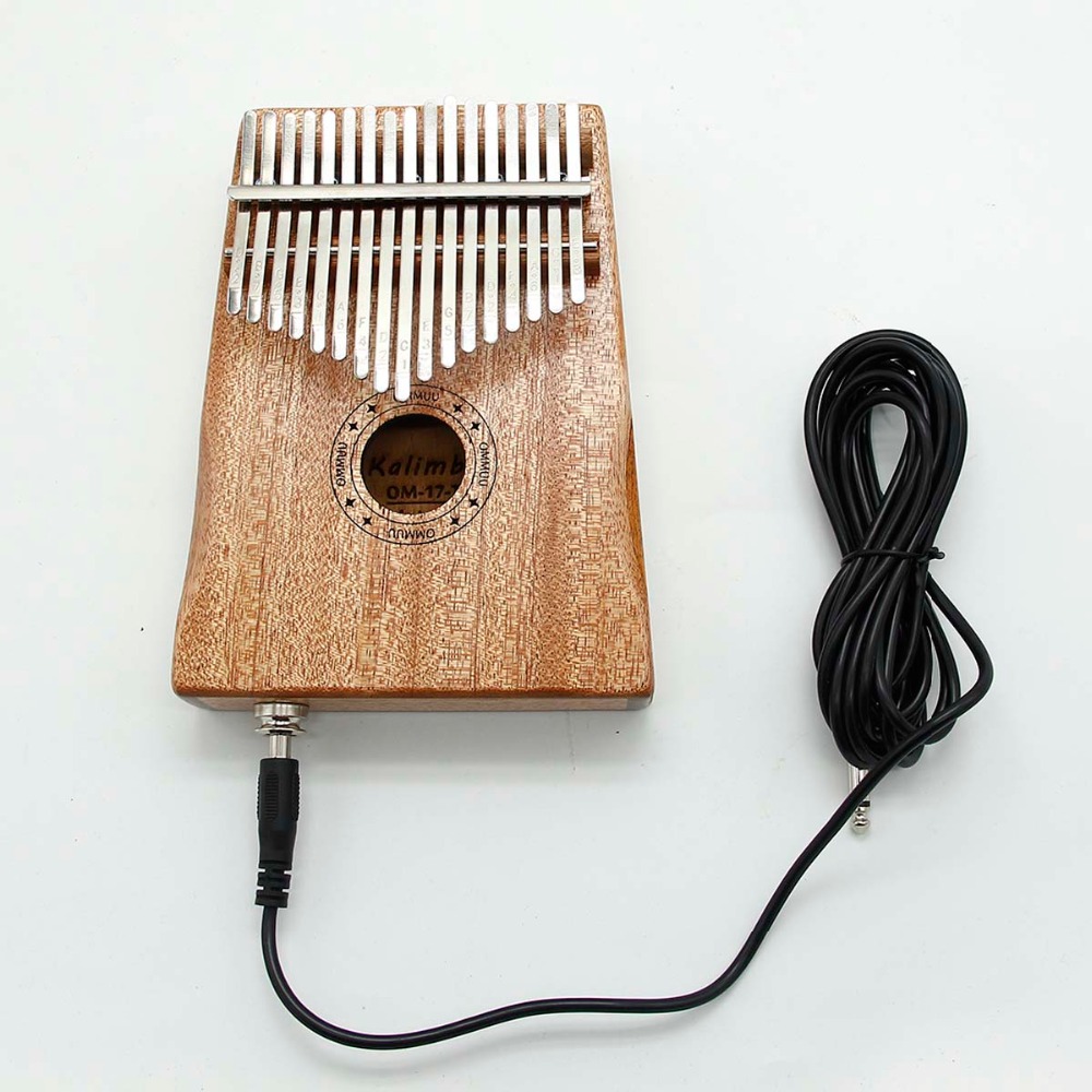 17 Keys EQ kalimba Mahogany Thumb Piano Link Speak... – Grandado