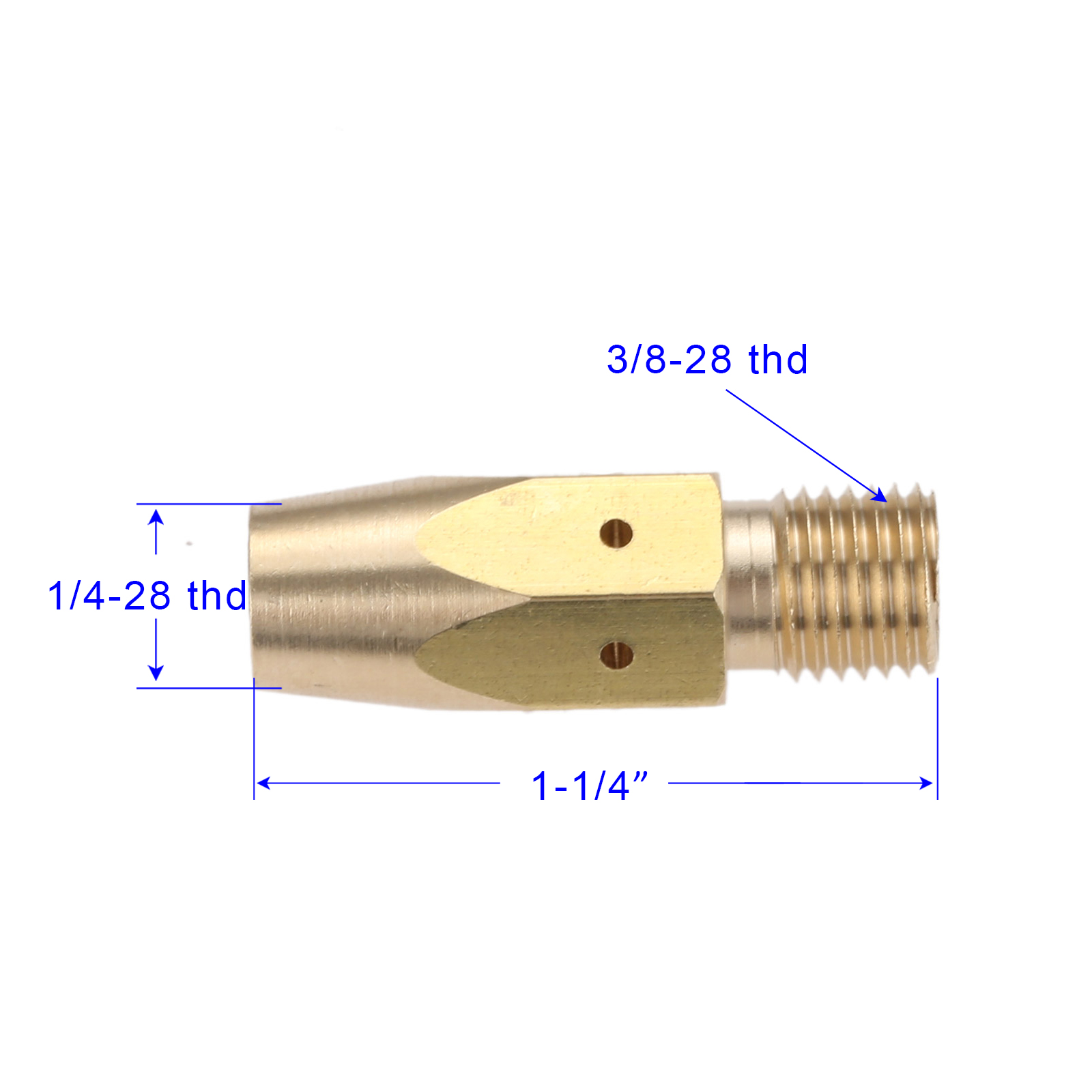 2Pcs MIG Contact Tip Adapters Gas Diffusers 169 72... – Vicedeal