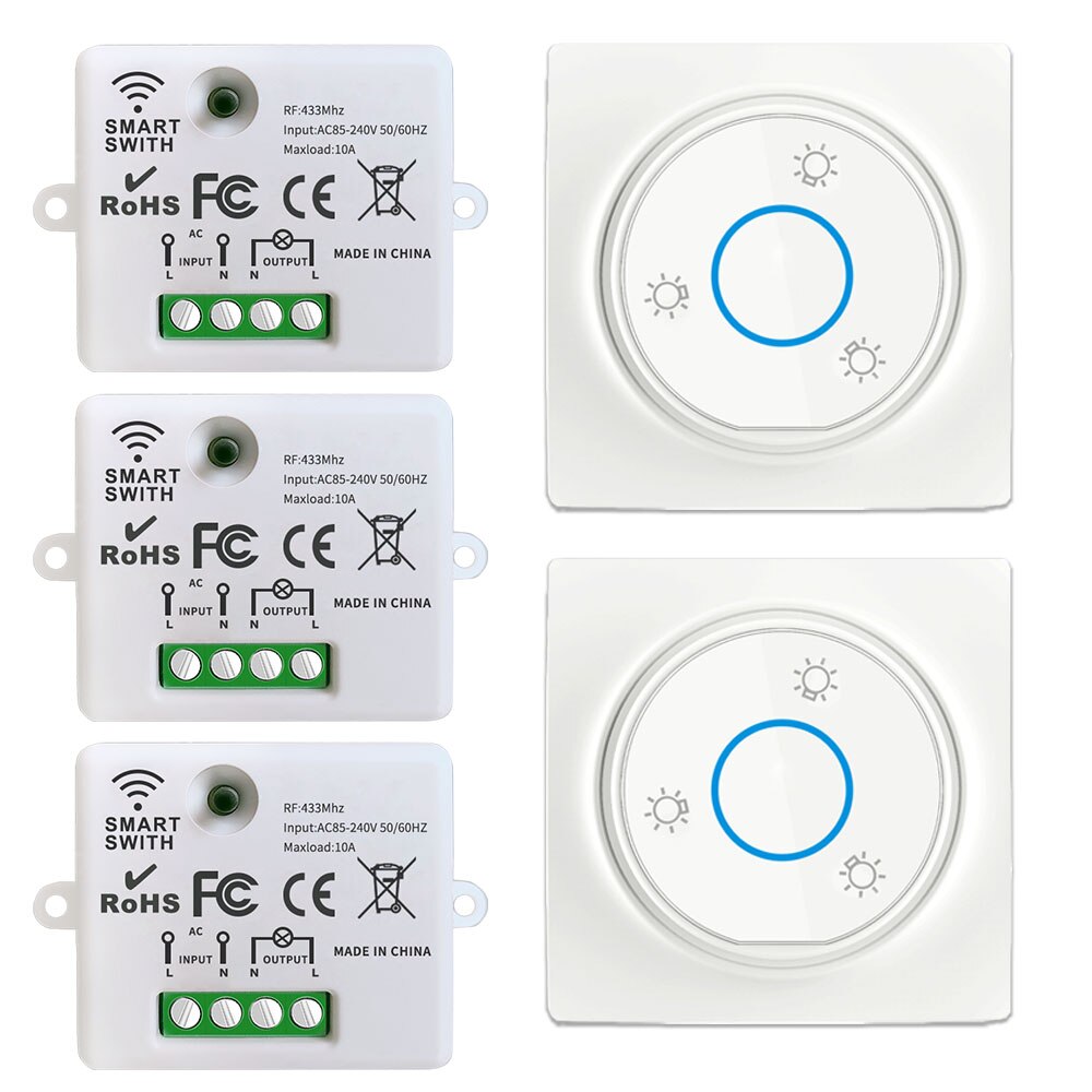 433Mhz Rf Draadloze Kinetische Switch Self-Powered... – Grandado