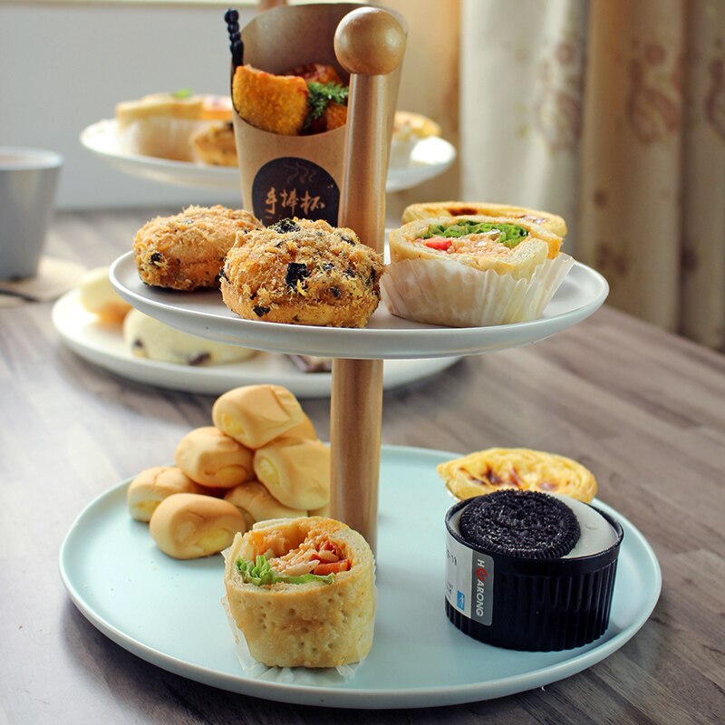 Ceramic Double-layer Fruit Plate Two Or Three Laye... – Vicedeal