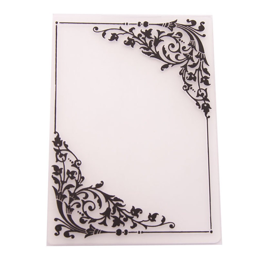 Flower Lace Template Rectangle Craft Card Making P... – Grandado