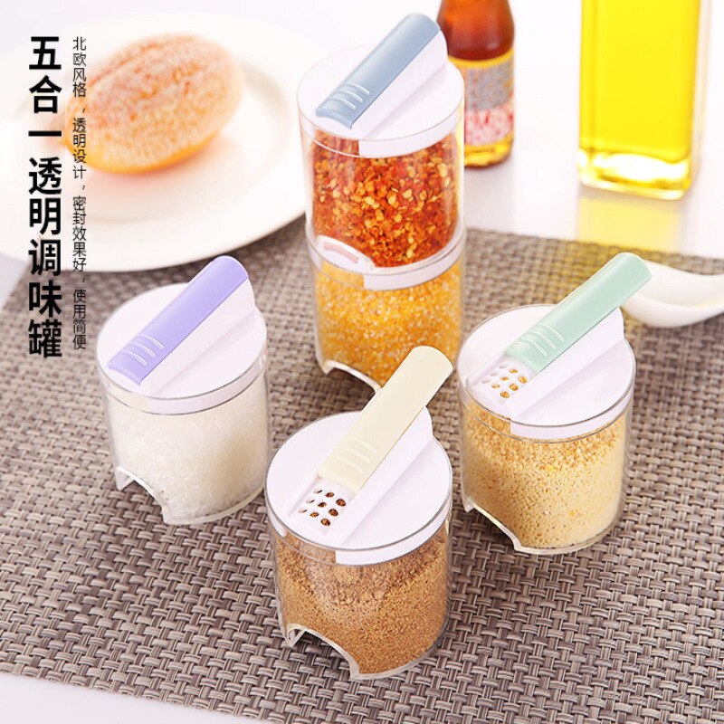 Kitchen-Superimposed Seasoning Containers Condimen... – Grandado