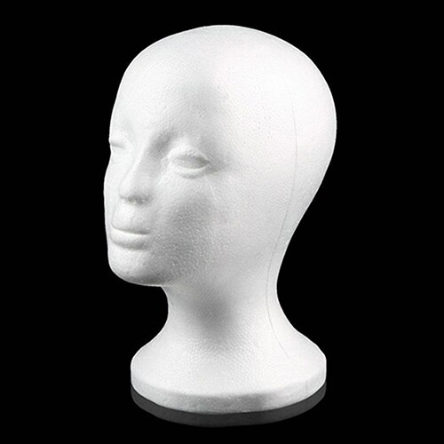 Female Styrofoam Foam Mannequin Manikin Head Model... – Vicedeal