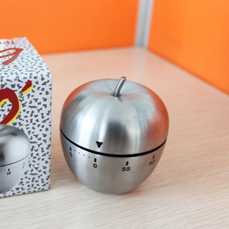 Stainless Steel Mechanical Egg Apple Shape Timer C... – Grandado