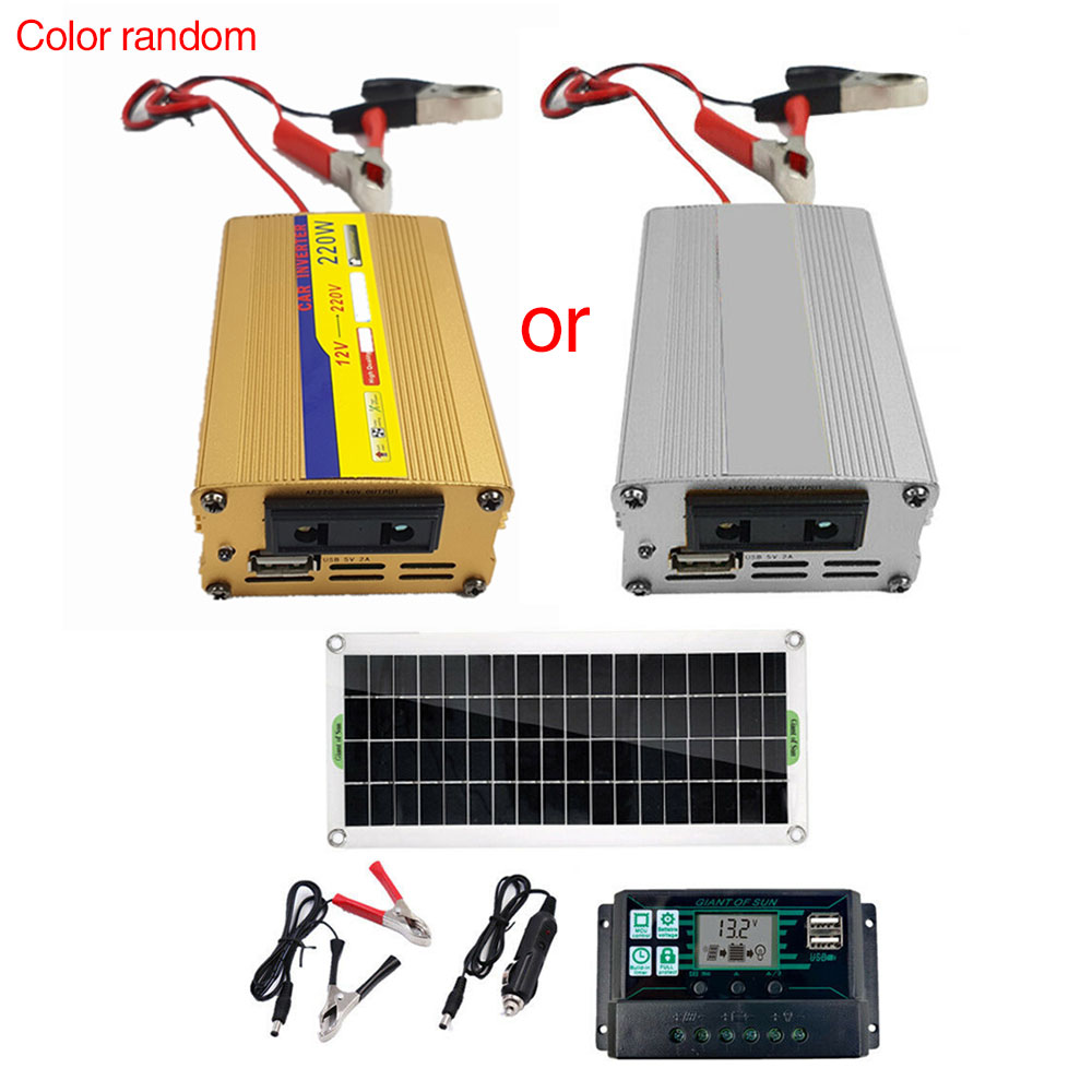 220V 30W Solar Panel + 220W Inverter + 60A MPPT Co... – Grandado