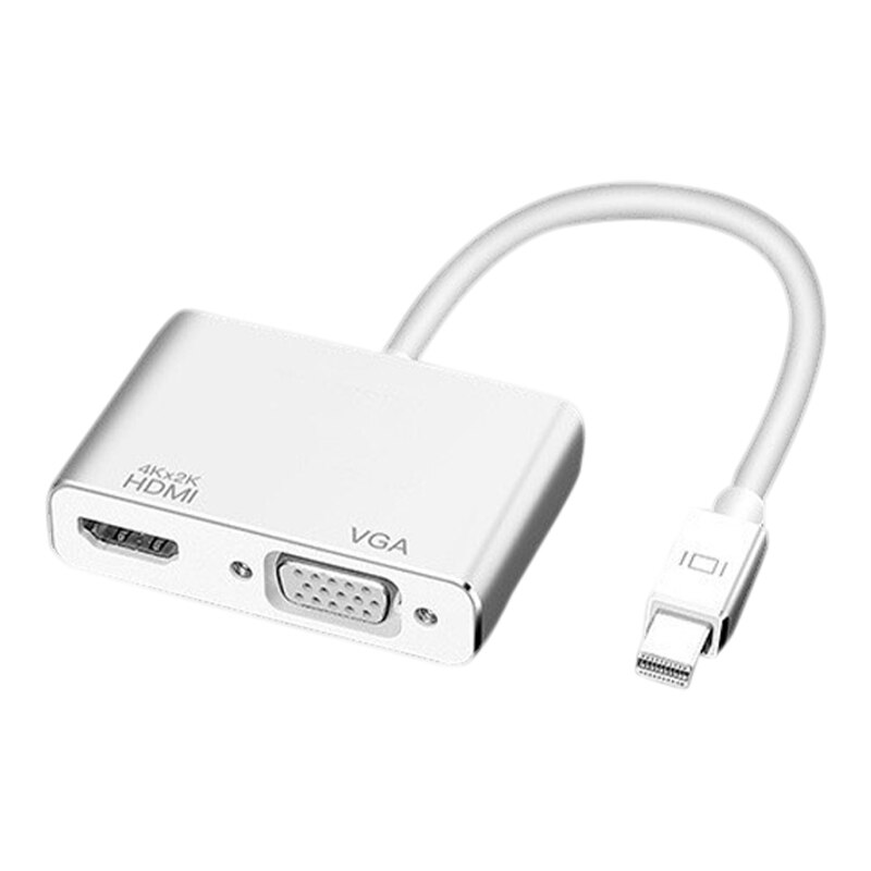 Mini DP to VGA+HDMI Dual-Mode Conversion Adapter 2... – Grandado