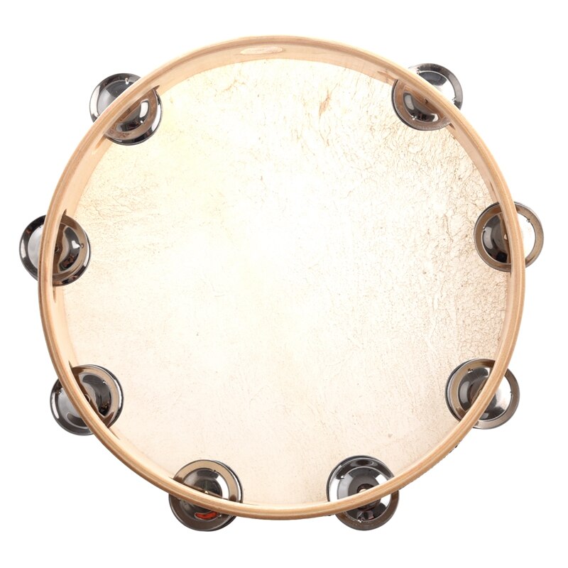 10 "Musical Tamboerijn Tamborine Drum Ronde Percus... – Grandado