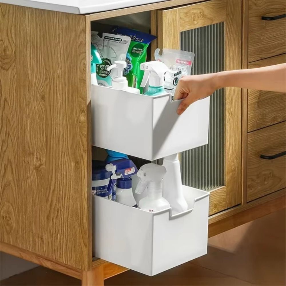 Portable Pull Out Cabinet Drawer Organizer Slide O... – Grandado