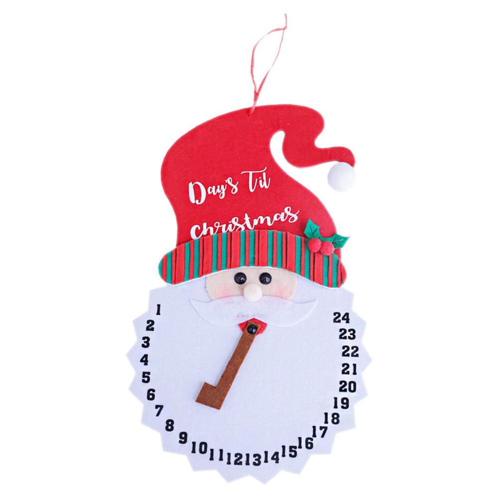 Christmas Non Woven Santa Claus Snowman Advent Cou... – Grandado