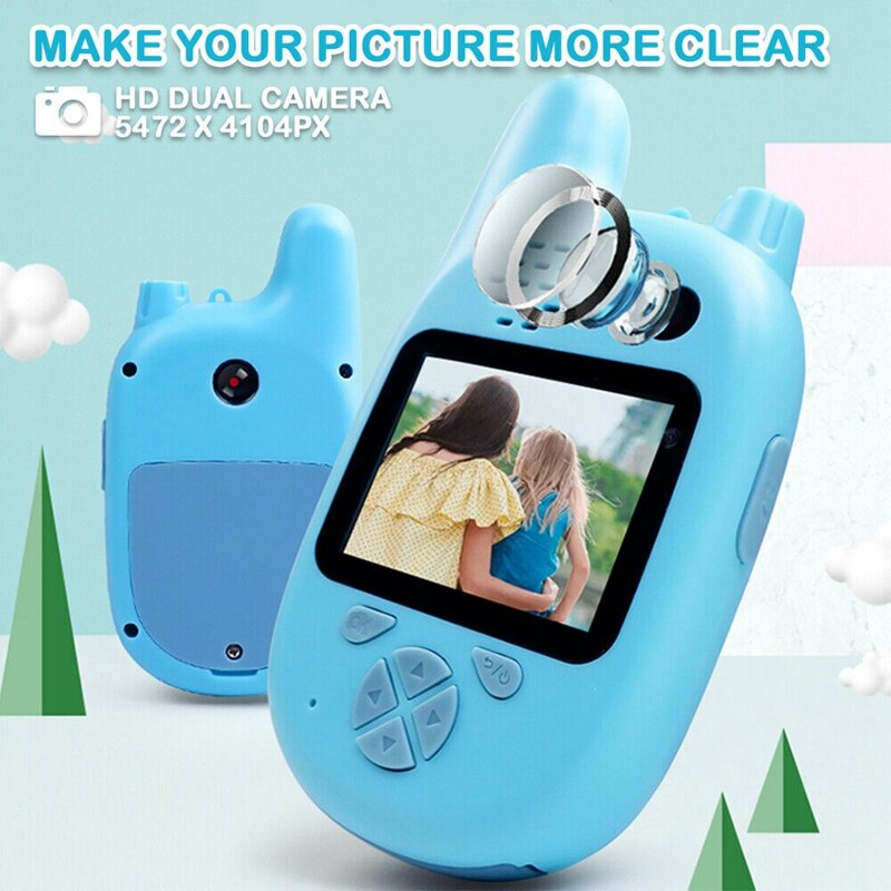 Children's Fun Camera Cute Mini SLR Multi-Language... – Grandado