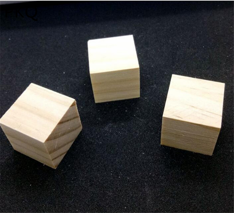 3cm/4cm/5cm Solid Wood Cube Wooden Square Blocks k... – Grandado