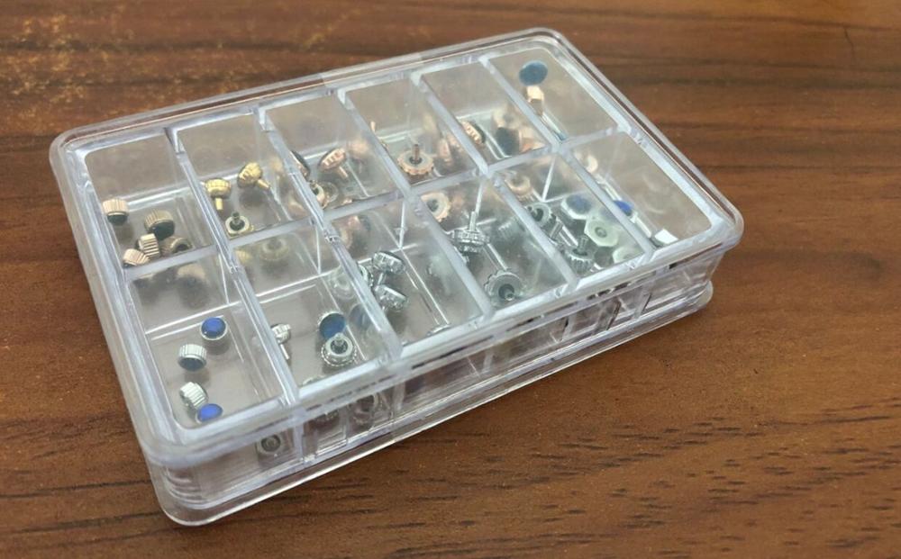 60 x Watch Crowns for All Carter Silver/Gold Diffe... – Grandado
