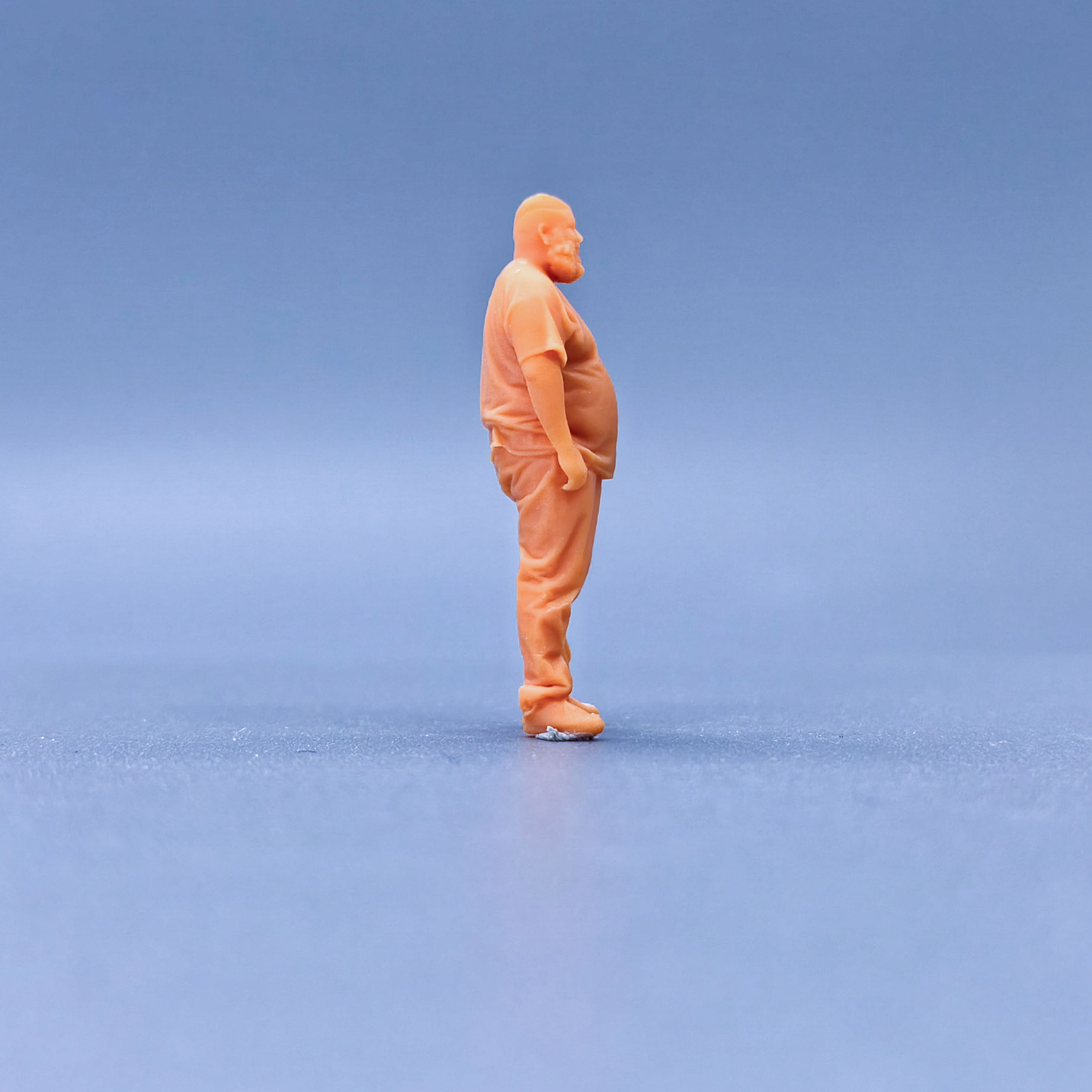 1/64 1/43 Schaal Model Hars Grote Bebaarde Vet Unc... – Vicedeal