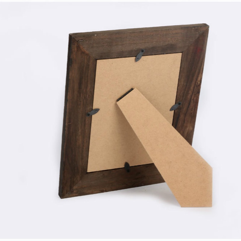 Simple 6 inch 7 inch solid wood photo frame set wo... – Vicedeal