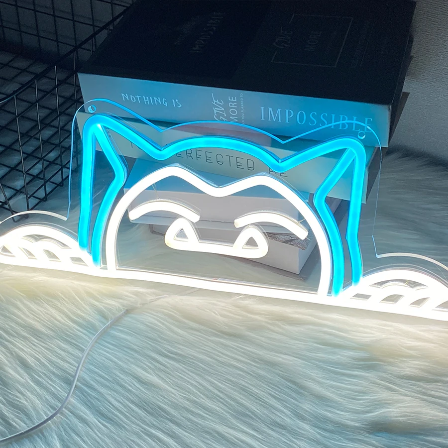 Luces de neón LED de dibujos animados, animales li... – Grandado
