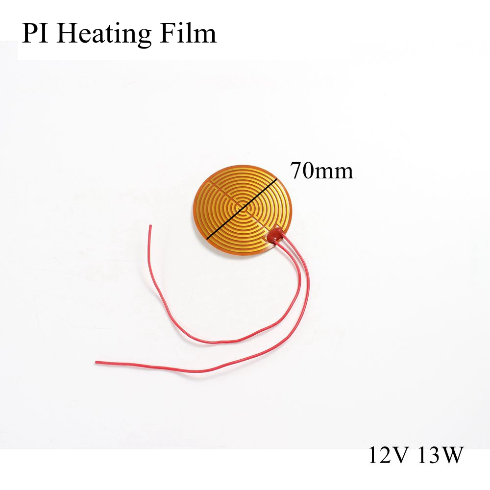 Round 70mm 12V 13W Polyimide Heater PI Heating Fil... – Grandado