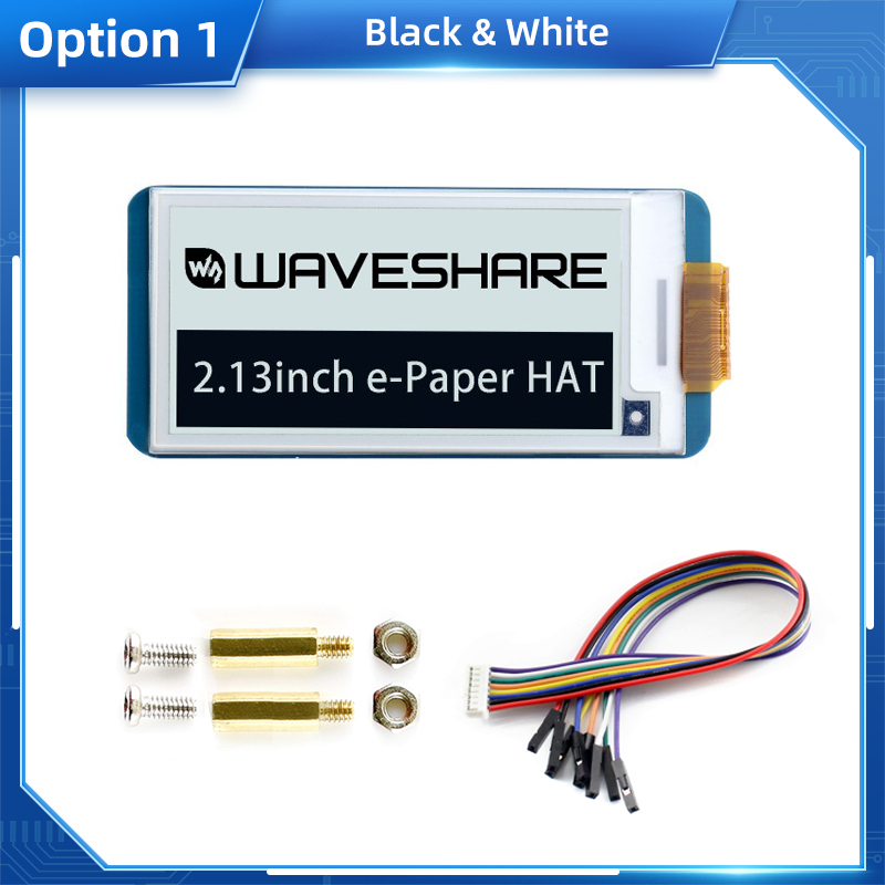 2,13 Zoll E-Ink Display HAT 250x122 E-Paper SPI In... – Vicedeal