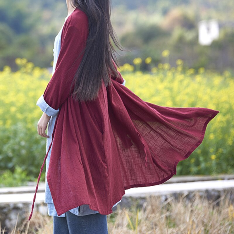 Women Traditional Chinese Cotton Linen Vintage Ret... – Grandado