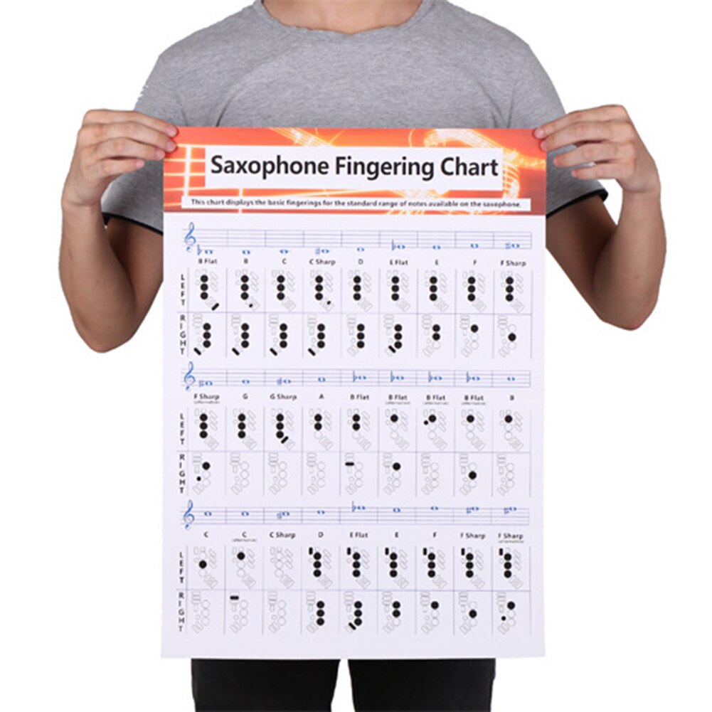 Saxophone Fingering Chord Chart Musical Beginner I... – Grandado